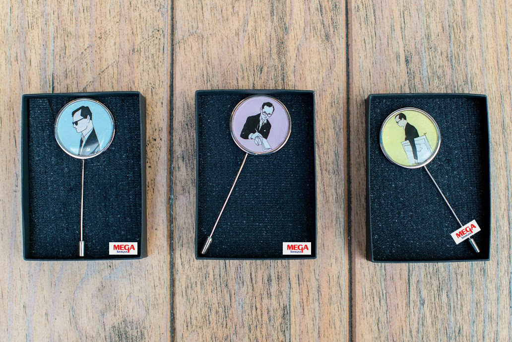 เมกาบางนาจัดทำเข็มกลัดภาพวาดในหลวงรัชกาลที่ ๙ ออกแบบโดยศิลปินดัง ครูปาน ...