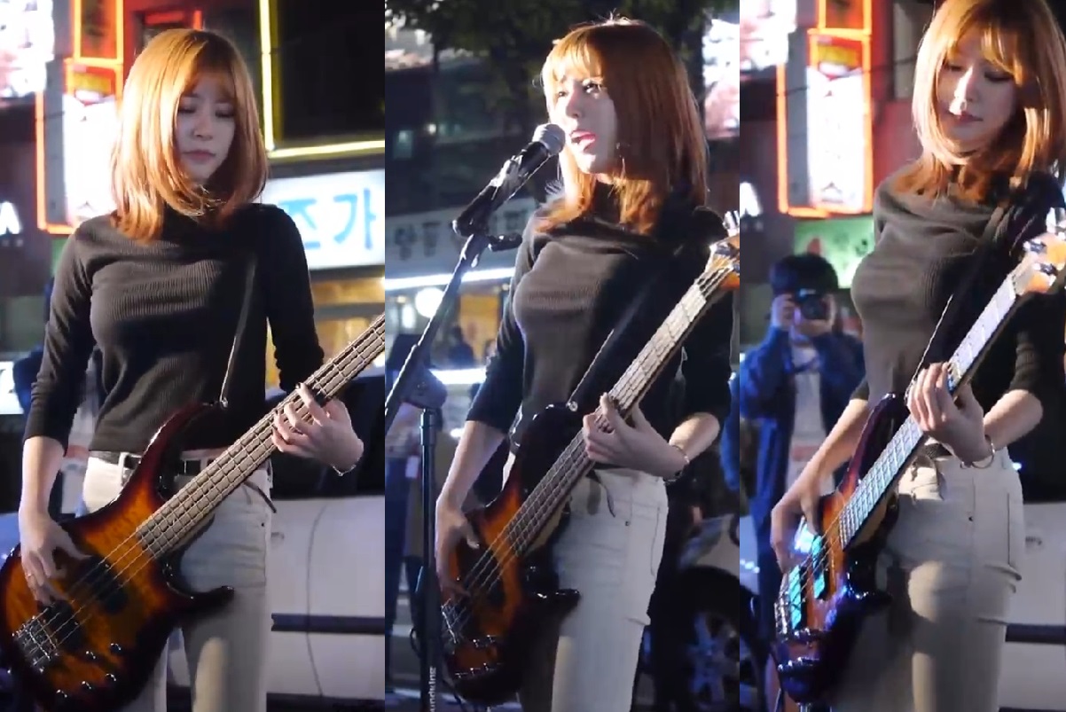 แห่เเชร์! มือเบสสาววงเค-ป๊อป โชว์เพลง 'My Sharona' ชื่นชมทั้งสวยทั้ง ...