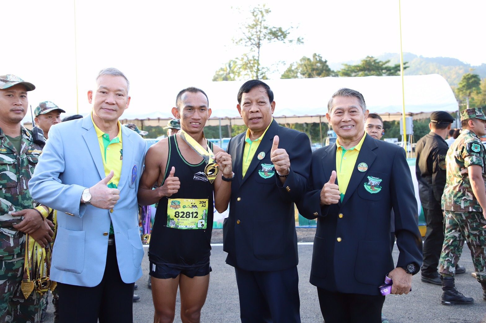 'ธนาทิพย์-รจศิรินทร์' แชมป์วิ่งเขาใหญ่ มาราธอน