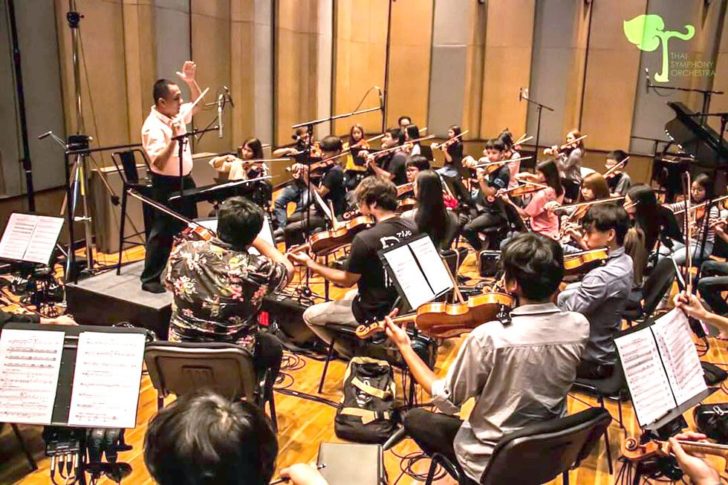 อาศรมมิวสิก โดย สุกรี เจริญสุข : วงออเคสตราอาชีพ เพื่อบันทึกเสียงประกอบ ...