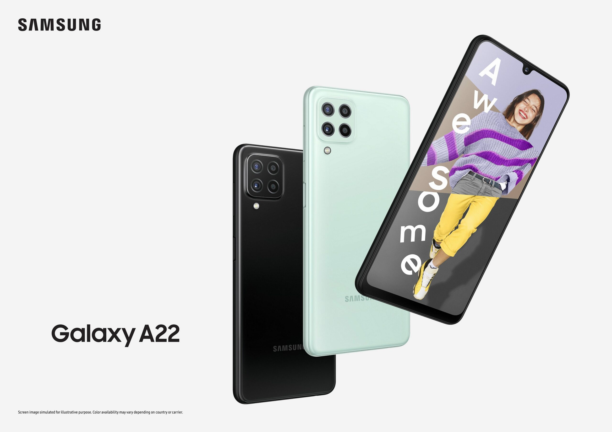 ซัมซุง เปิดตัว “Galaxy A22 5G” สมาร์ทโฟน 5G เร็วเต็มสปีดรุ่นใหม่ล่าสุด