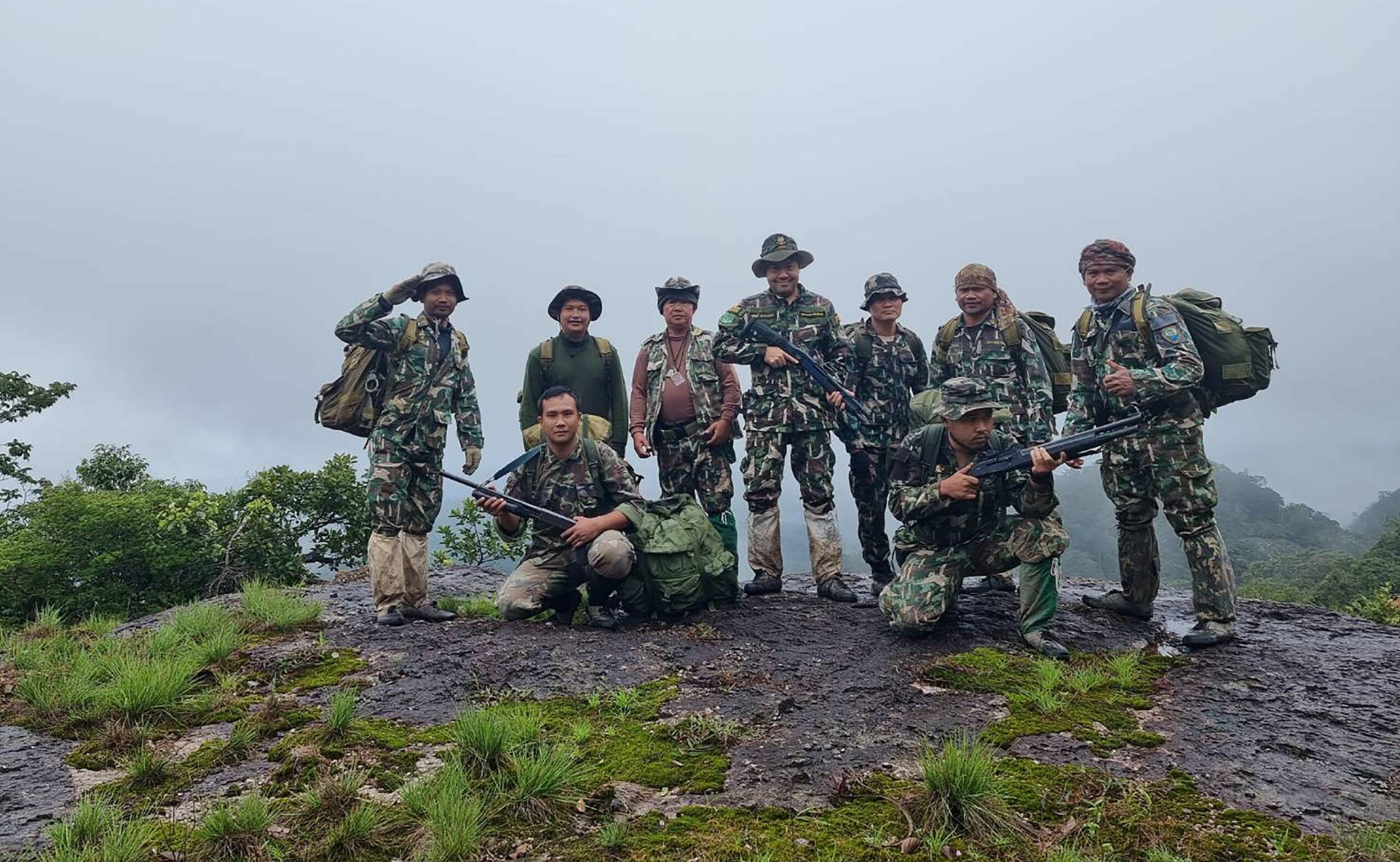 หัวหน้าอุทยานฯเขาใหญ่นำกำลังออกลาดตระเวนป่าระบบ SMART Patrol