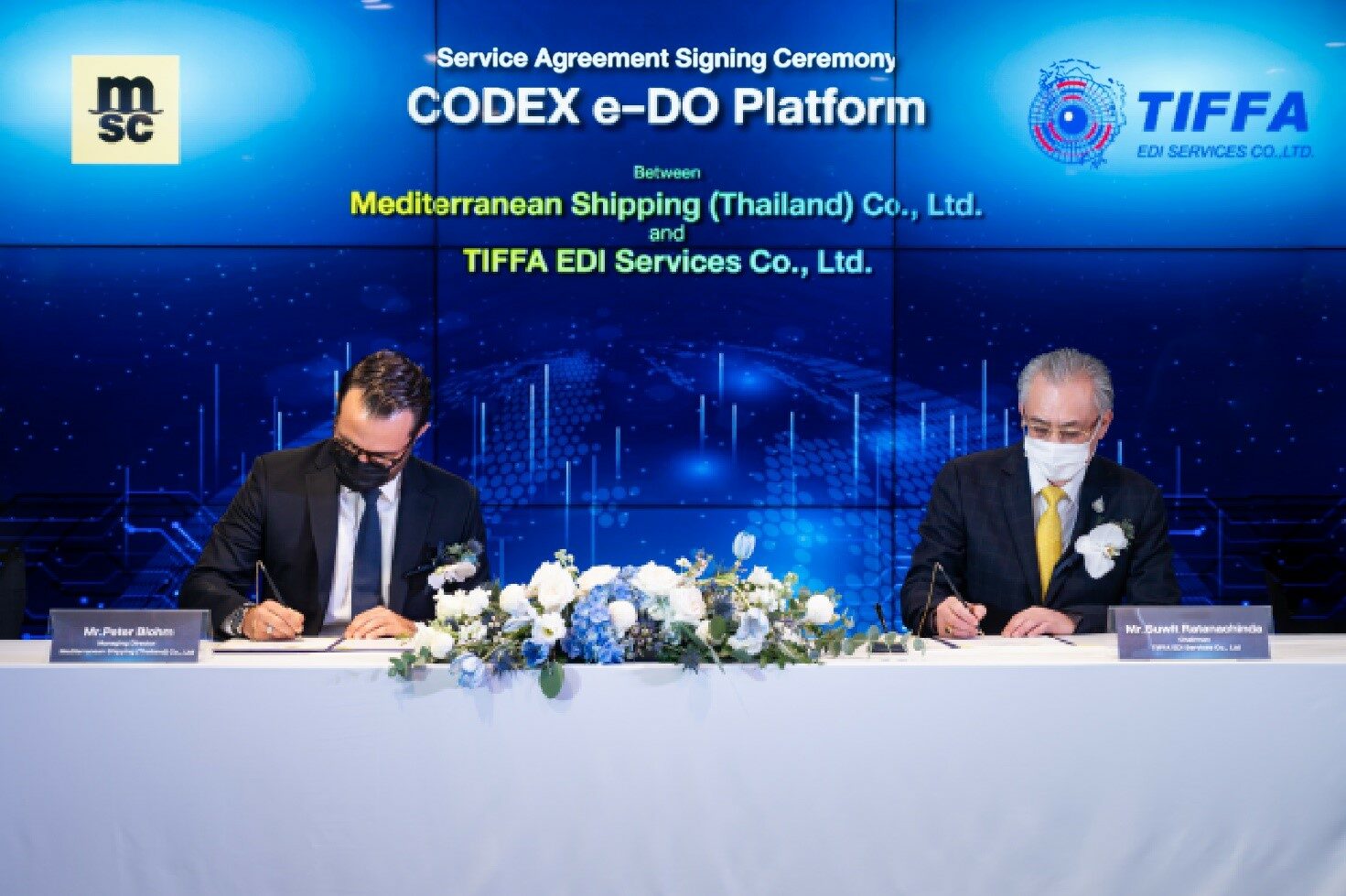 “TIFFA EDI” จับมือ “MSC (ประเทศไทย)” ชูเทคโนโลยี “CODEX e-DO Platform” ยกระดับโลจิสติกส์ทางทะเล ...