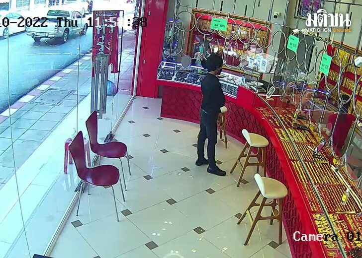 The Culprit Deceived The Gold Shop Lost 100 Baht Of Gold Worth Almost the-culprit-deceived-the-gold-shop-lost-100-baht-of-gold-worth-almost