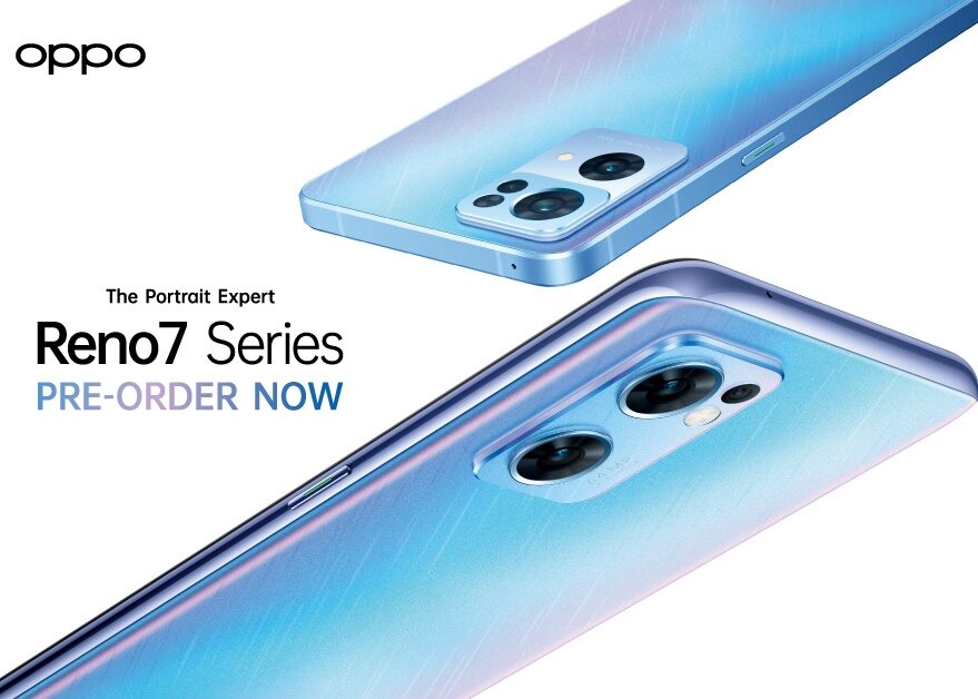 ออปโป้เปิดตัว OPPO Reno7 5G และ Reno7 Pro 5G สมาร์ทโฟน 'The Portrait Expert'
