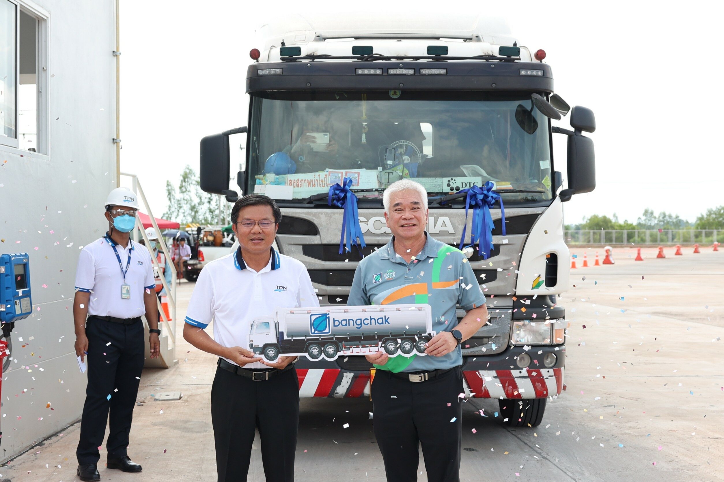 BFPL ประเดิมส่งน้ำมันลิตรแรกจากโรงกลั่นบางจาก เข้าคลังน้ำมันขอนแก่นของ TPN