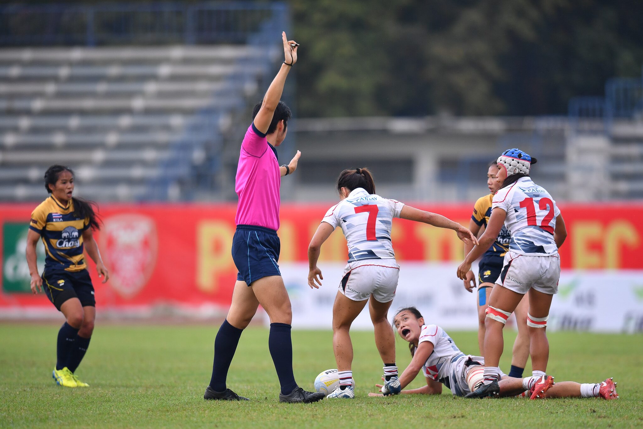 สาวไทยขย้ำฮ่องกง 10-0 จุด คว้าที่ 3 เอเชีย รักบี้ เซเว่นส์ ซีรีส์