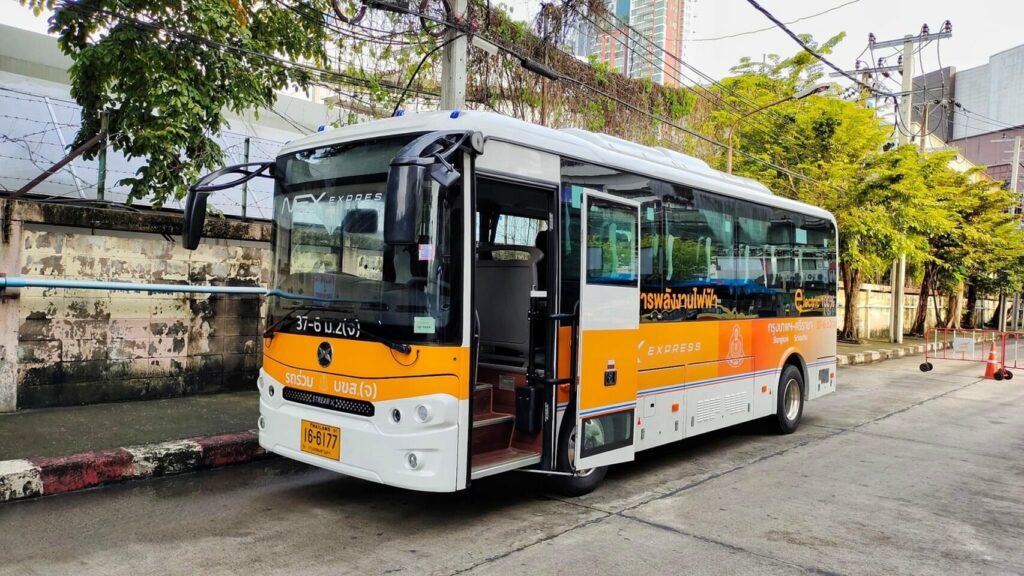 NEX sends electric minibuses to join the bus station, conquering the first EEC route in Thailand ...