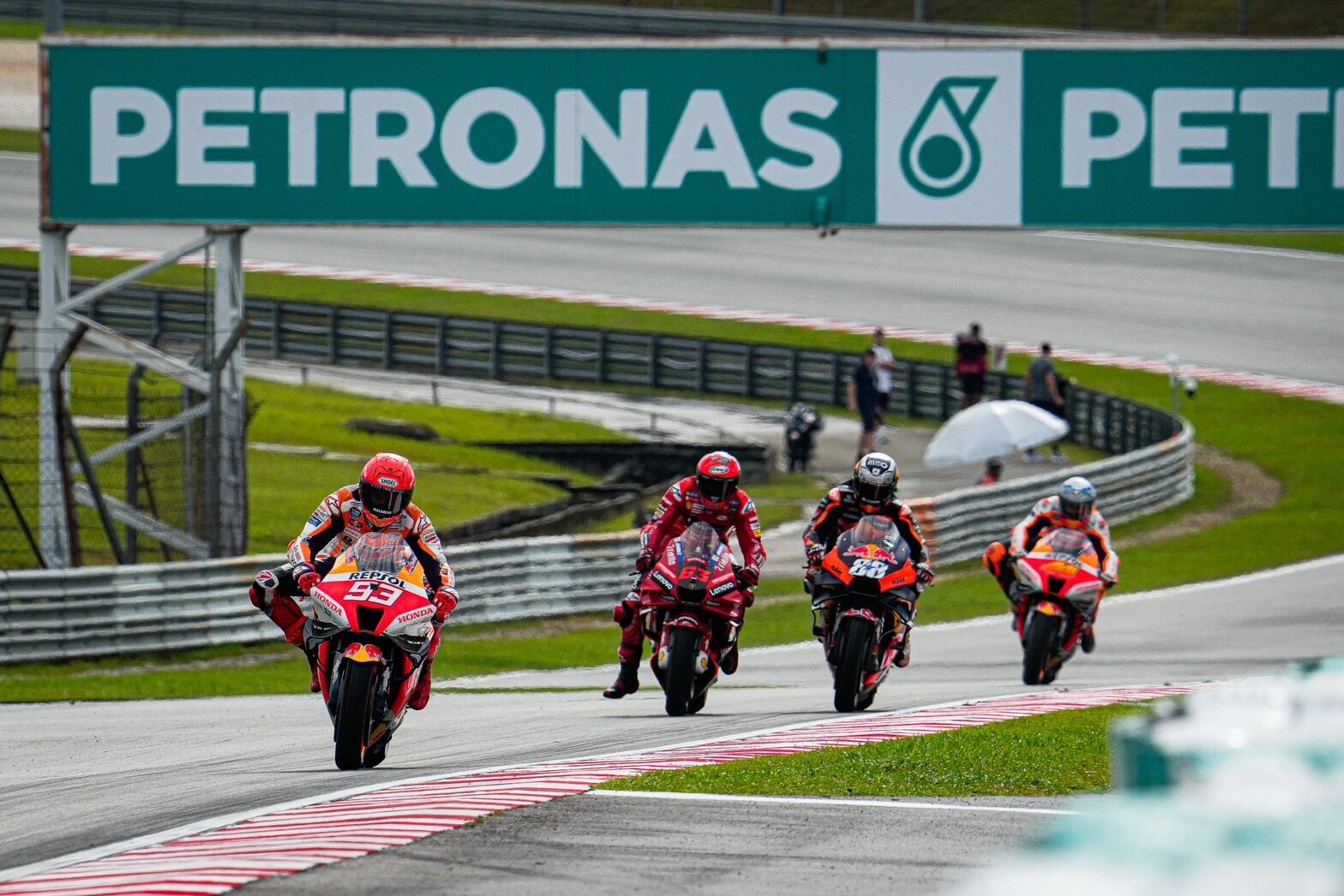 มาร์เกซ คืนฟอร์มคว้าท็อป 7 โมโตจีพี สมเกียรติทะยานที่ 4 ก่อนล้ม พลาดโพเดียมเซปัง