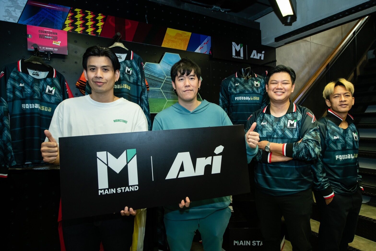 เปิดตัว FOOTBALLISTA Jersey เอาใจคนบ้าบอล Mainstand ผนึกกำลัง Ari