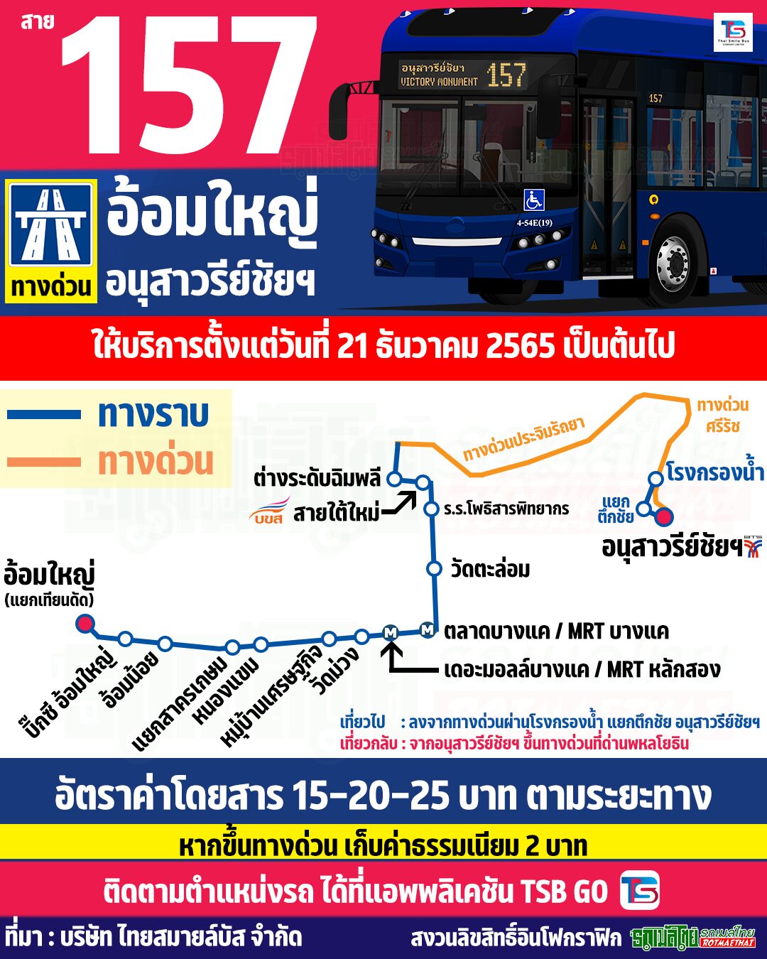 รถเมล์อีวี 13 สาย วิ่งแล้ว! เส้นทางใหม่-เลขใหม่ จำให้แม่น จะได้ไม่ตกรถ