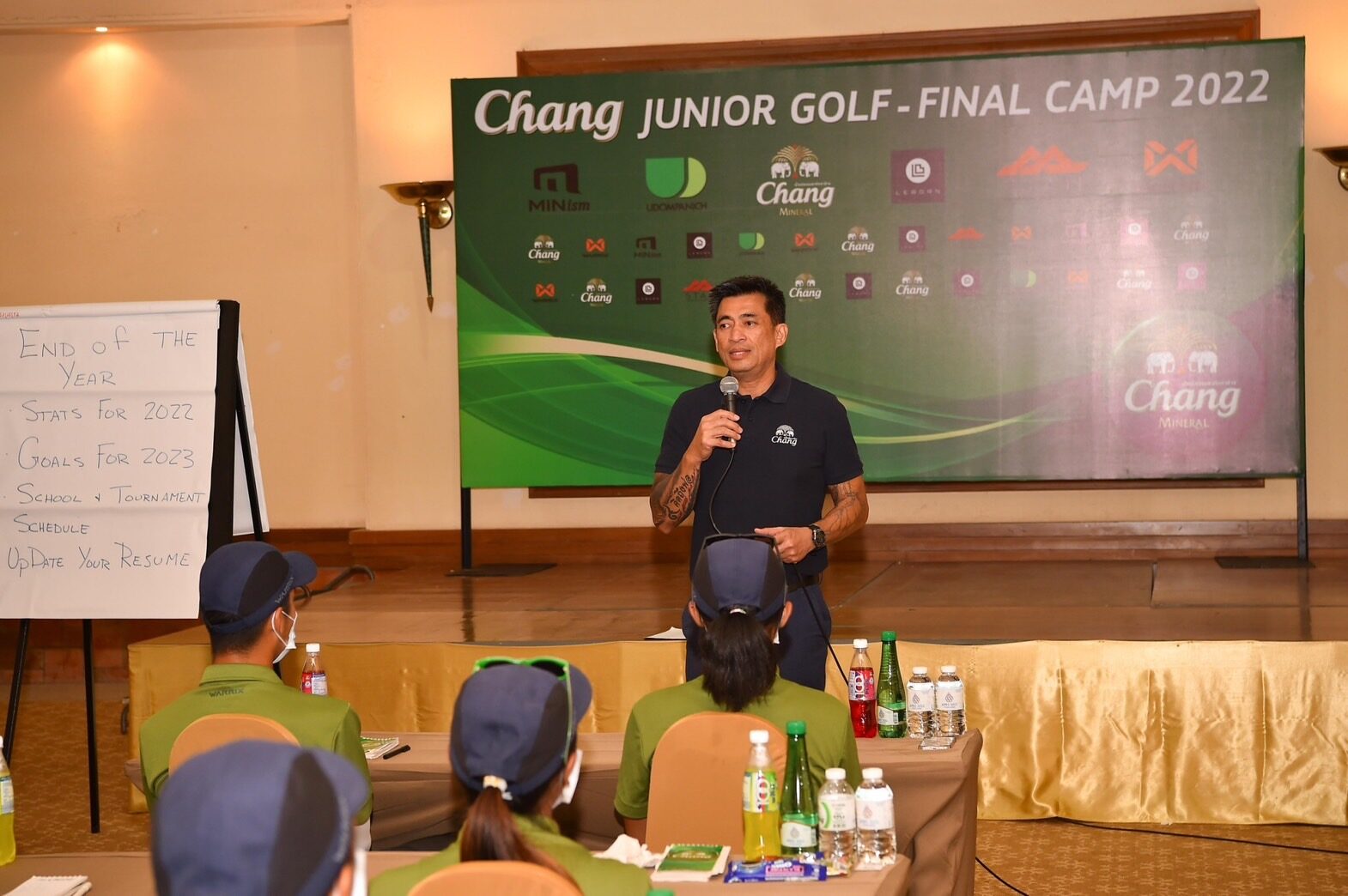 Closing the end of 'Chang Junior Golf Final Camp 2022', young golfers ...