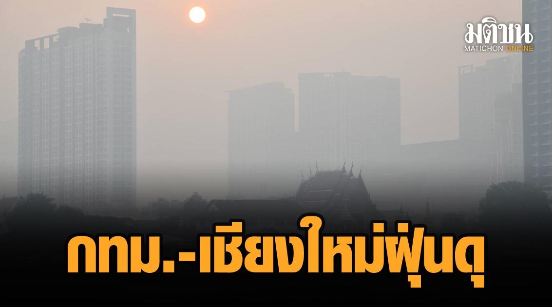 ค่าฝุ่นอย่างแบด! "IQAir" รายงาน PM 2.5 เช้านี้ อึ้ง! 'กทม.-เชียงใหม่' ตัวท็อปโลก