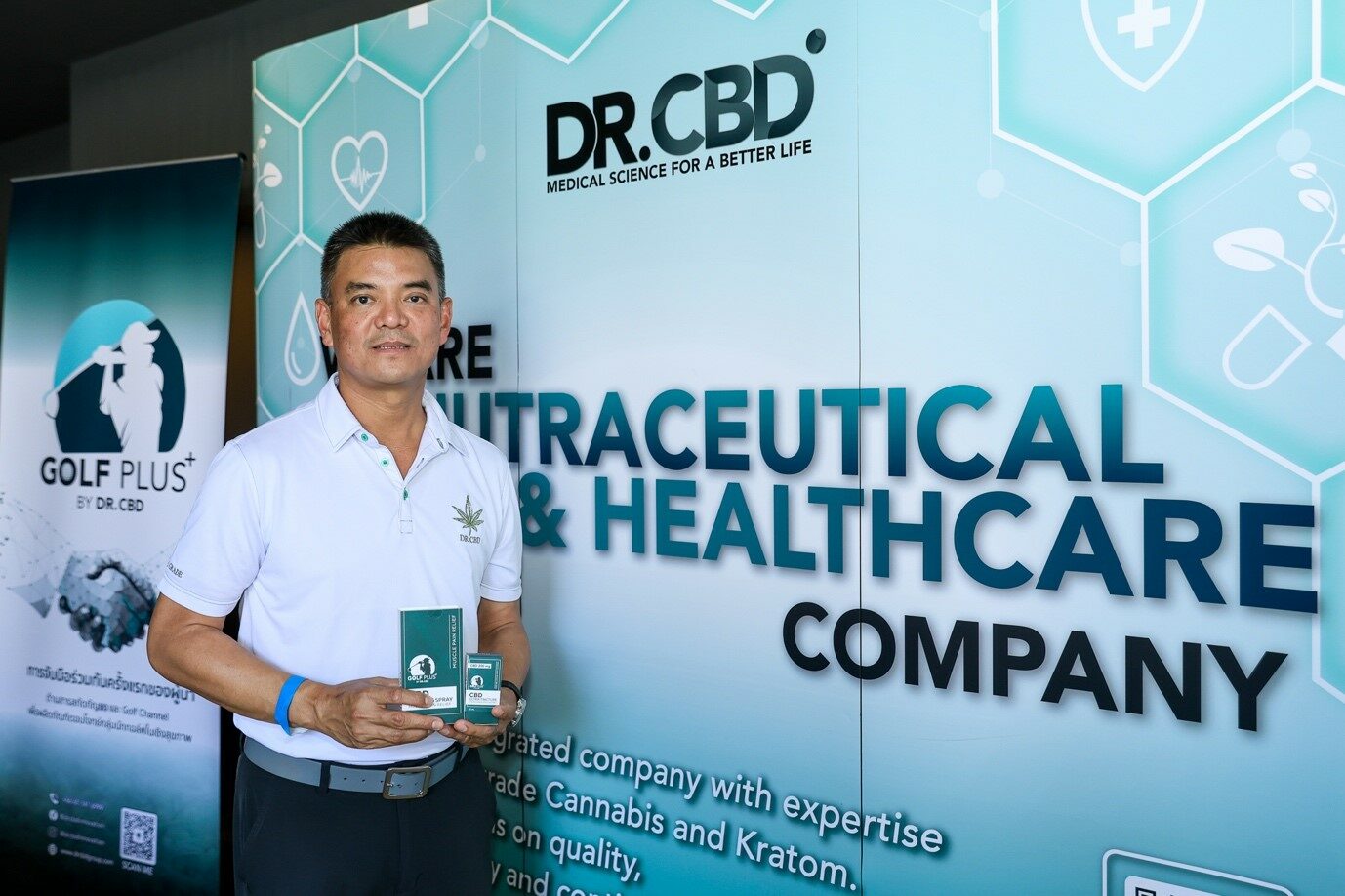 ดร.ซีบีดี (Dr. CBD) จับมือ กอล์ฟ ชาแนล (Golf Channel Thailand) ร่วมมือในงานด้านวิจัย เปิดตัว ...