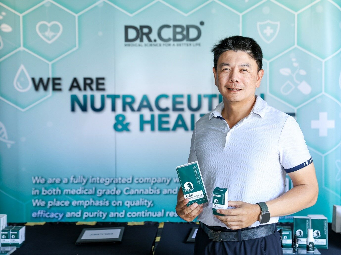 ดร.ซีบีดี (Dr. CBD) จับมือ กอล์ฟ ชาแนล (Golf Channel Thailand) ร่วมมือในงานด้านวิจัย เปิดตัว ...