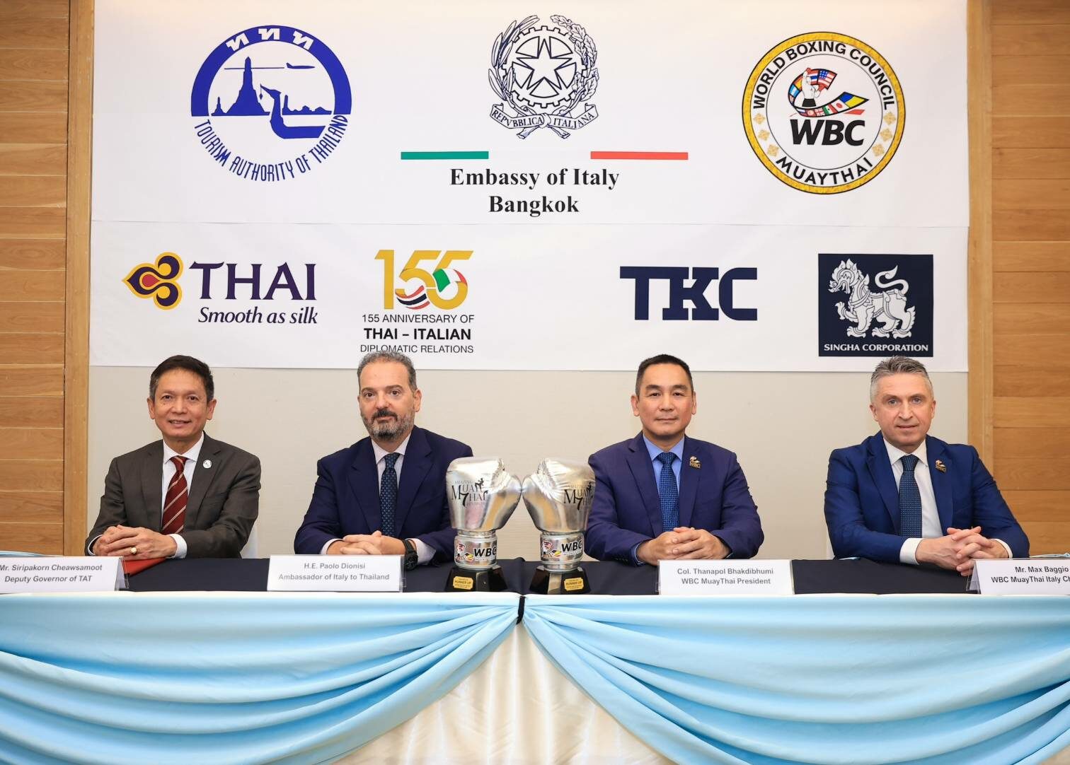 ททท. หนุน WBC จัด 'อเมซิ่งมวยไทย' ที่เวนิส เชื่อมความสัมพันธ์ ไทย-อิตาลี 155 ปี