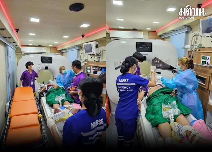 สธ.ระนอง เผยผลงาน "รถสโตรก" ประจำการ 1 เดือน เซฟชีวิตผู้ป่วยฉุกเฉิน พ้นวิกฤตกลางตลาด
