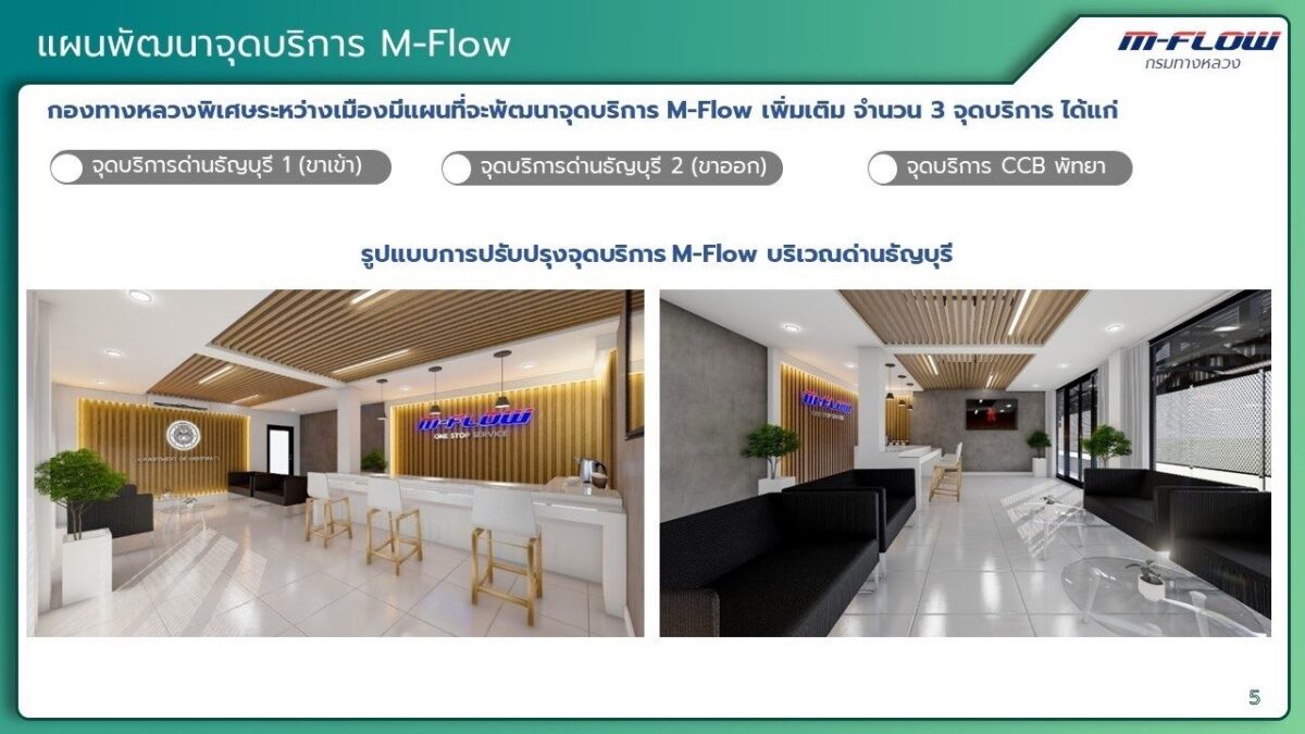 ปักหมุดที่ตั้งจุดบริการ M-Flow ทั้ง 6 แห่ง