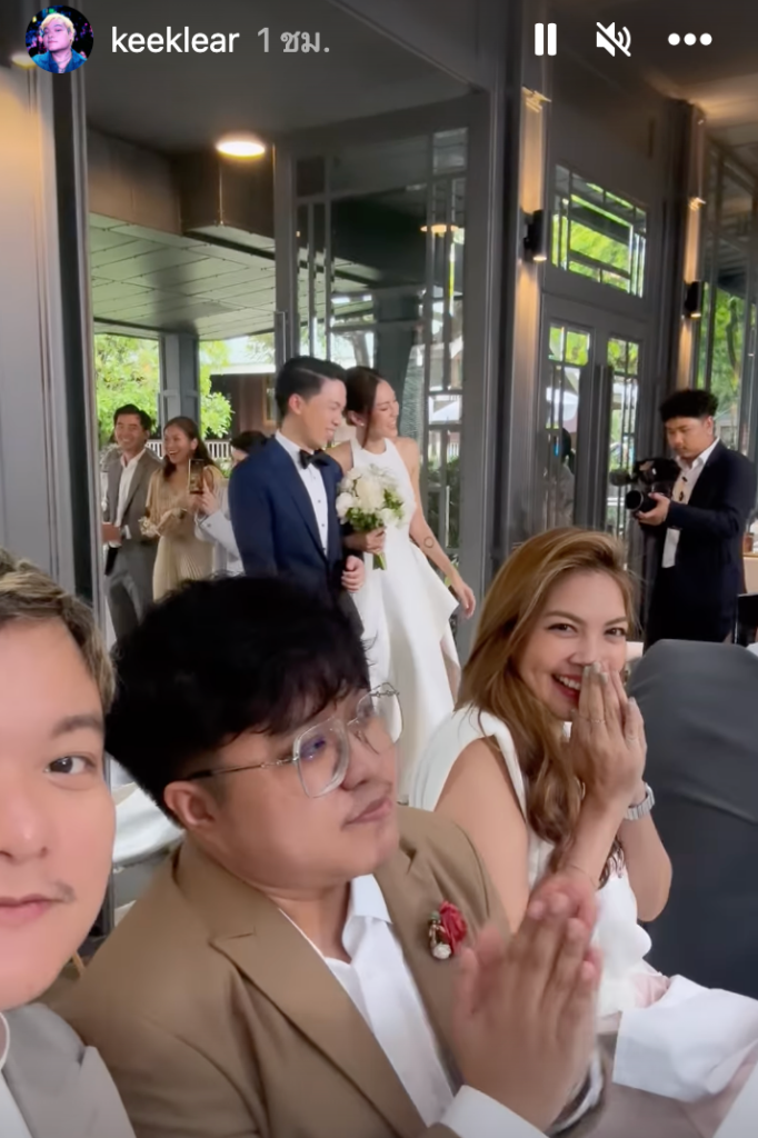เปิดภาพวิวาห์หวาน งานแต่งนักร้องดัง 'แพท วง KLEAR'