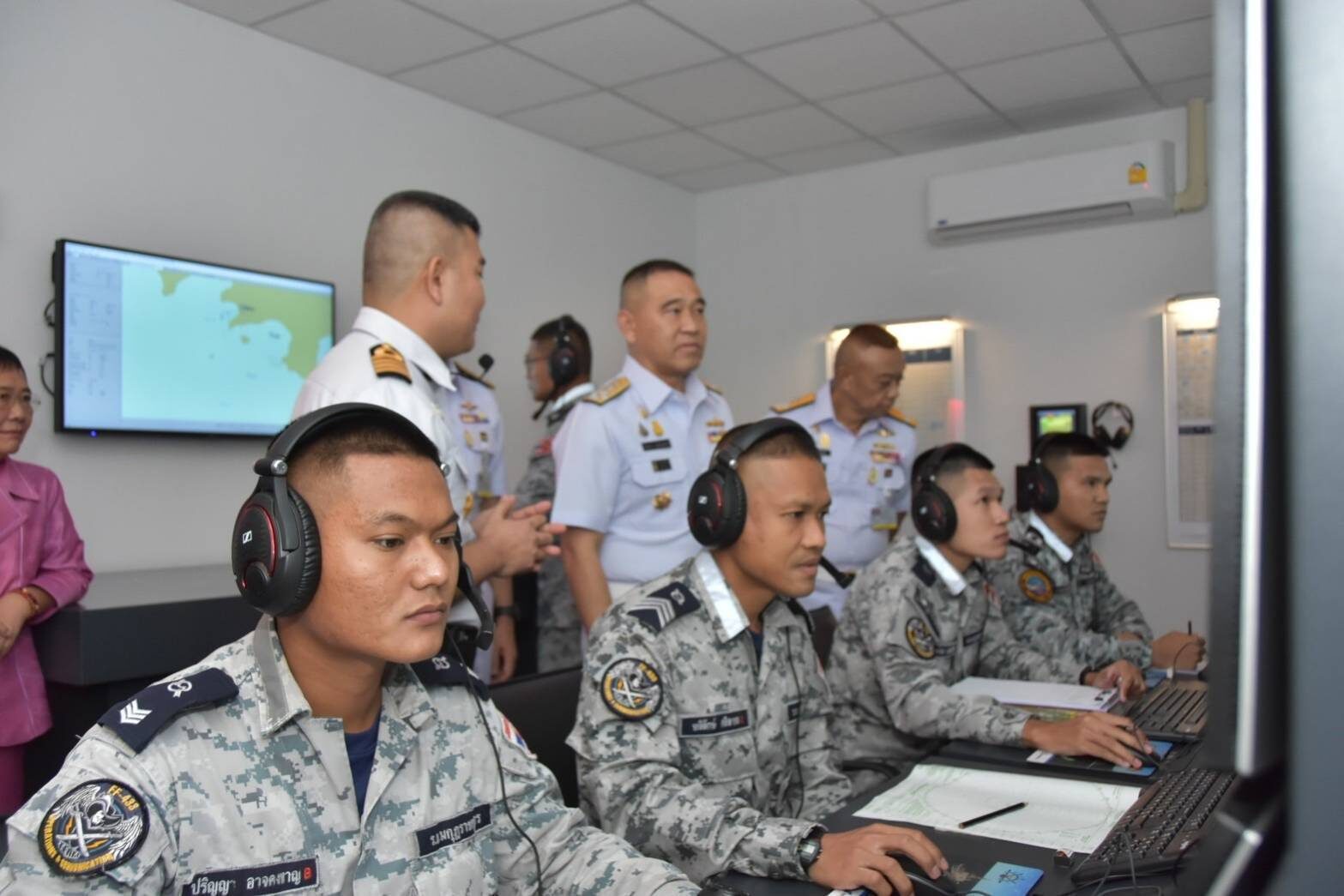 ผบ.ทร.เปิดอาคารเครื่องฝึกจำลองสถานการณ์ในเรือ Naval Mission Training Center