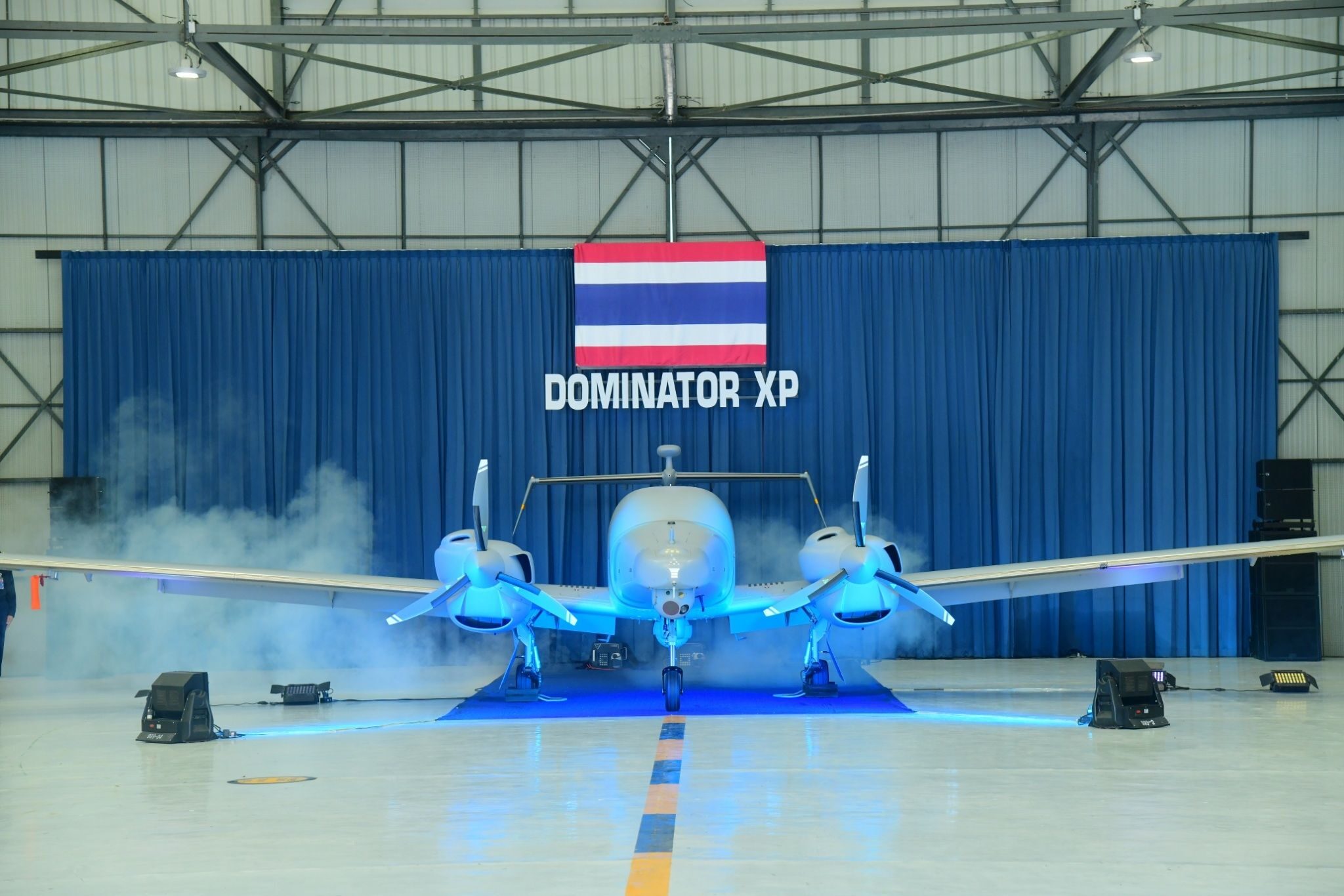 ทอ.จัดพิธีบรรจุเข้าประจำการ ระบบอากาศยานไร้คนขับพิสัยกลางแบบ DominatorXP