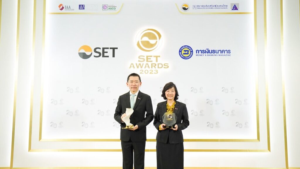 'ไทยออยล์' คว้ารางวัลเกียรติยศความยั่งยืน SET Awards 2023 หกปีรวด