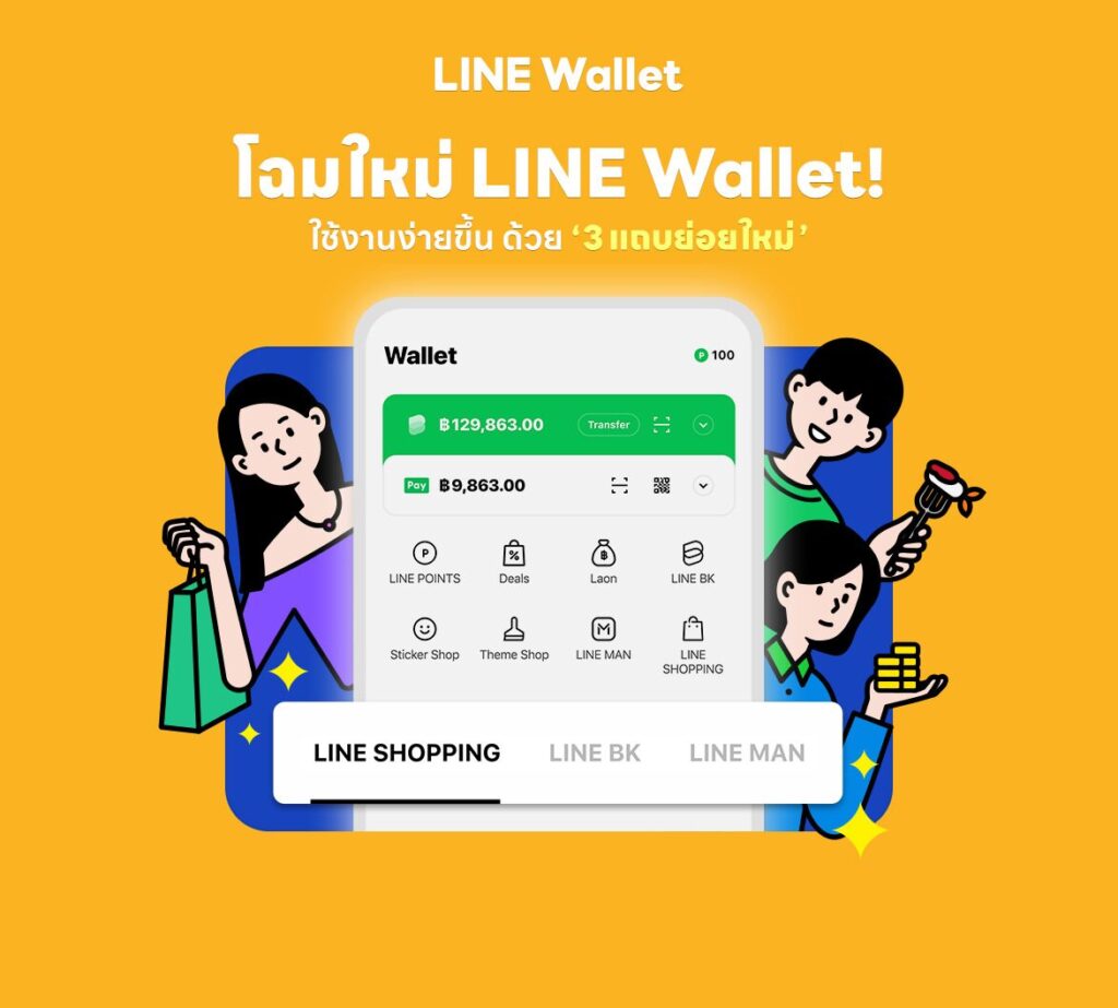 LINE Wallet ปรับโฉมใหม่ รวมทุกไลฟ์สไตล์คนไทย 'ช้อป-กิน-จ่าย-บริการทาง ...