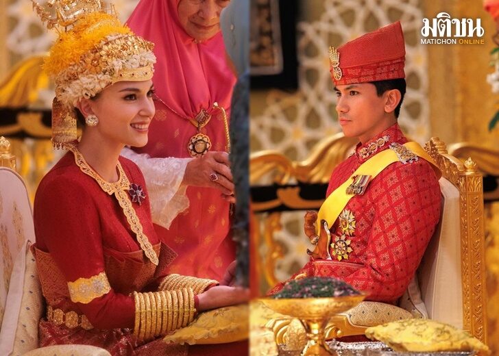 เจ้าชายอับดุลมาทีน เผยภาพเสกสมรส พระชายา 'บอส-เจนธิรา' 2 คนไทย ได้ร่วมงาน