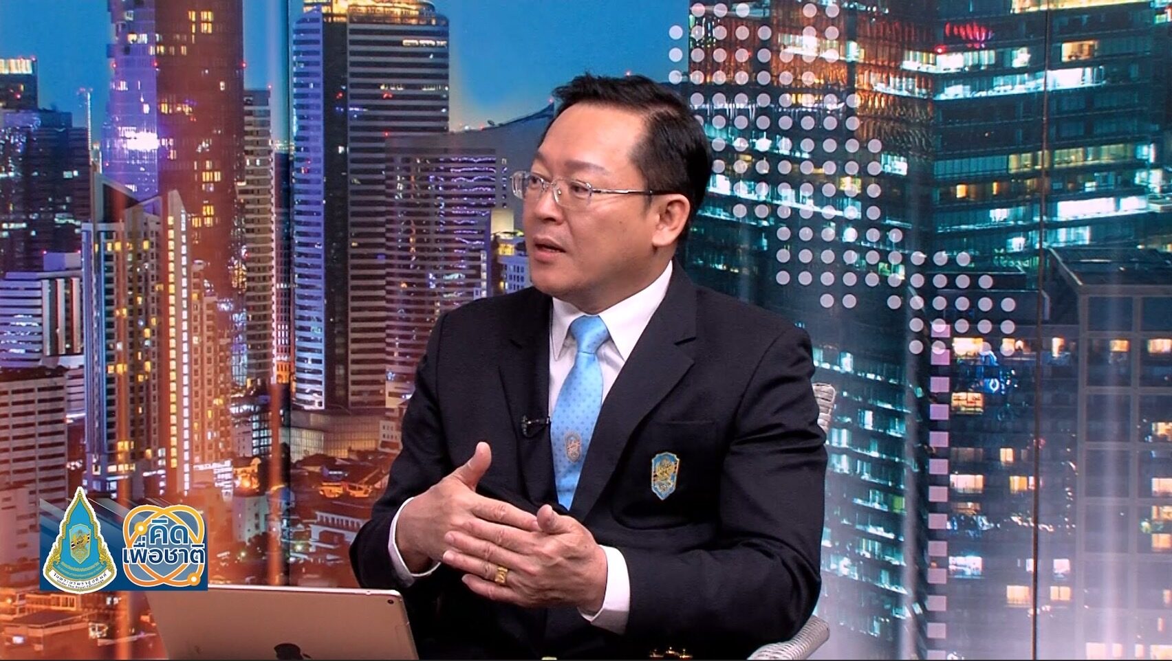 ดร.วินัย นายกสมาคมการค้าฯ ร่วมบันทึกรายการโทรทัศน์ TNN2 คิดเพื่อชาติ