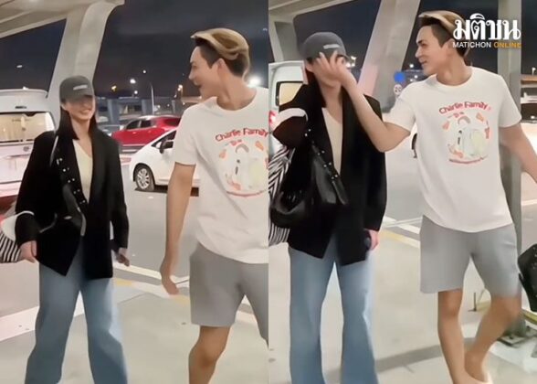 ดีกันแล้ว แน็ก สยบปมดราม่า รับกามินกลับไทยถึงสนามบิน ทำแฟนคลับฟินยิ้ม