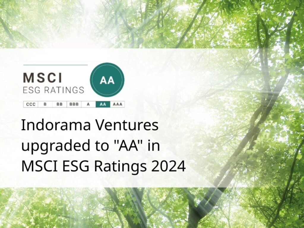 อินโดรามา เวนเจอร์ส ได้รับการยกระดับสู่ 'AA' จาก MSCI