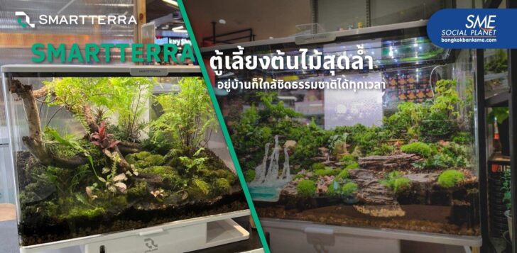 ‘SMARTTERRA’ ตู้เลี้ยงต้นไม้สุดล้ำ อยู่บ้านก็ใกล้ชิดธรรมชาติได้ทุกเวลา