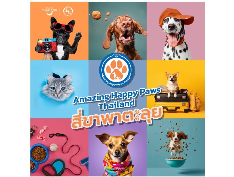 ททท. รุกต่อยอดโครงการ Amazing Happy Paws Thailand ผนึกกำลังพันธมิตร