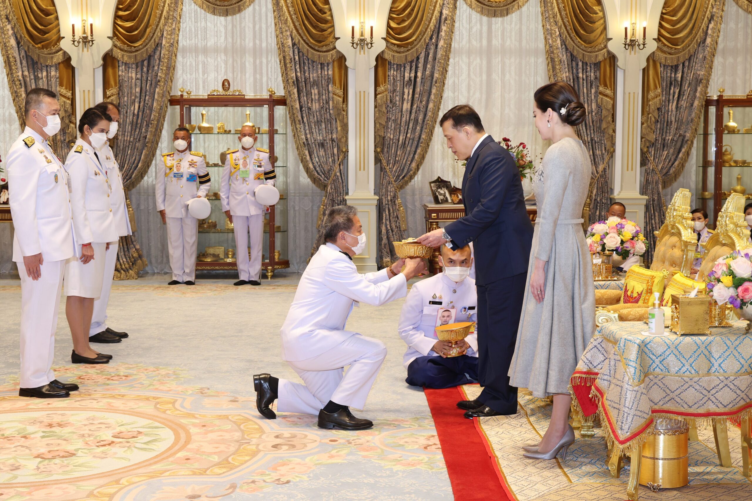 ในหลวง พระราชินี พระราชทานพระบรมราชวโรกาสให้ ผู้นำสูงสุดทางศาสนาอิสลามของสาธารณรัฐอียิปต์ เฝ้าฯ