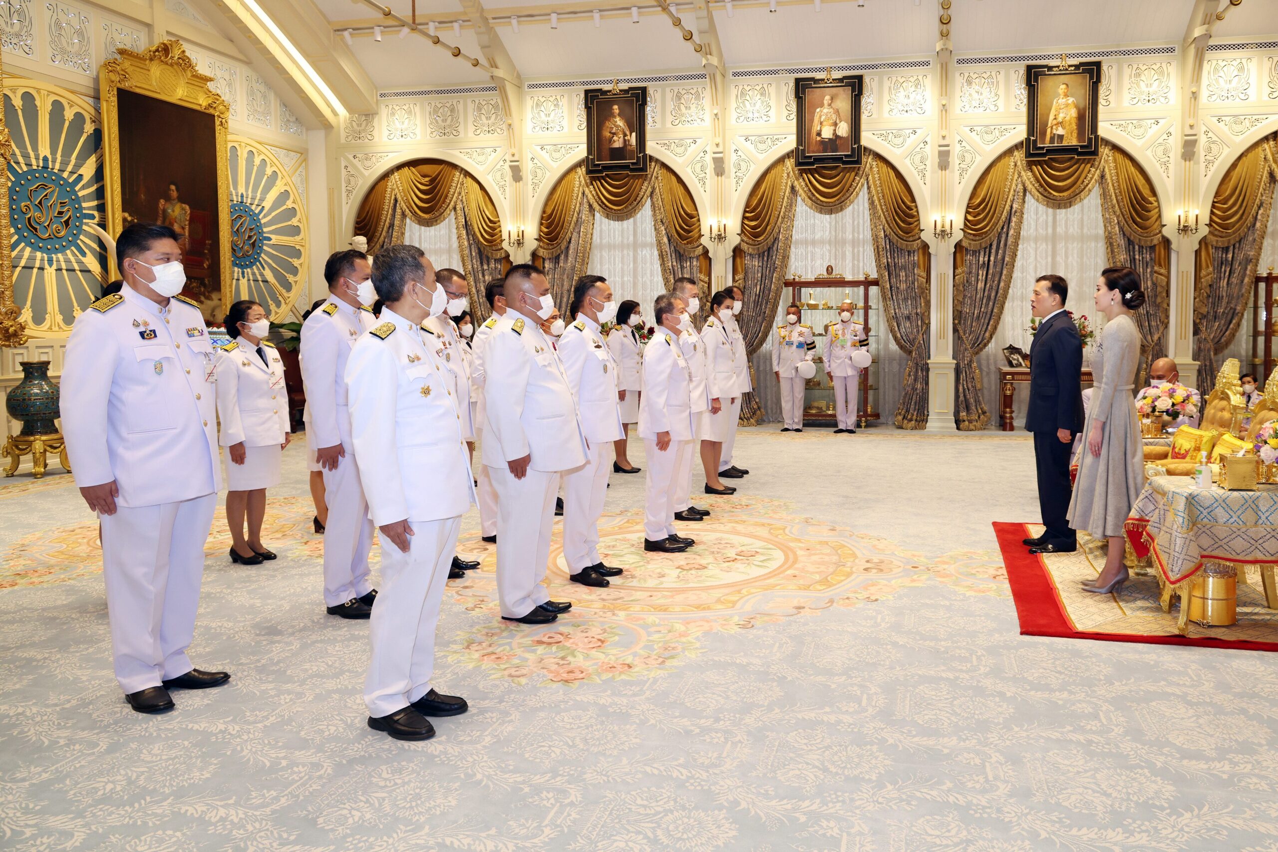ในหลวง พระราชินี พระราชทานพระบรมราชวโรกาสให้ ผู้นำสูงสุดทางศาสนาอิสลามของสาธารณรัฐอียิปต์ เฝ้าฯ