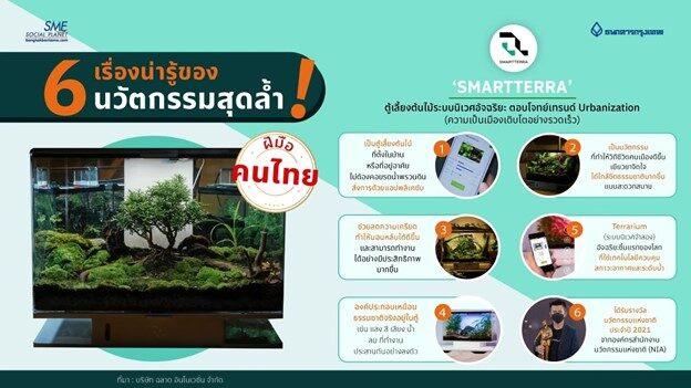 6 เรื่องน่ารู้ของนวัตกรรมสุดล้ำ! ฝีมือคนไทย SMARTTERRA
