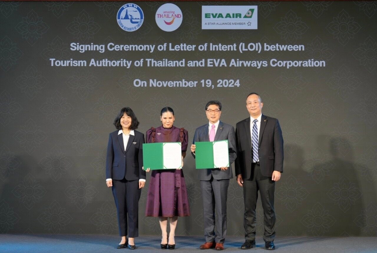 ททท. จับมือ EVA Air ลงนาม LOI ขยายฐานตลาดนักท่องเที่ยว ชูไทยเป็นปลายทาง ...