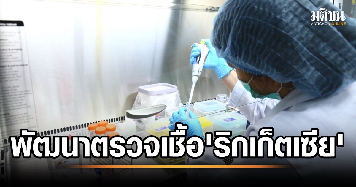 กรมวิทยาศาสตร์ฯ พัฒนาตรวจเชื้อ 'ริกเก็ตเซีย' ด้วยวิธีเรียลไทม์พีซีอาร์ พร้อมให้บริการปี'68