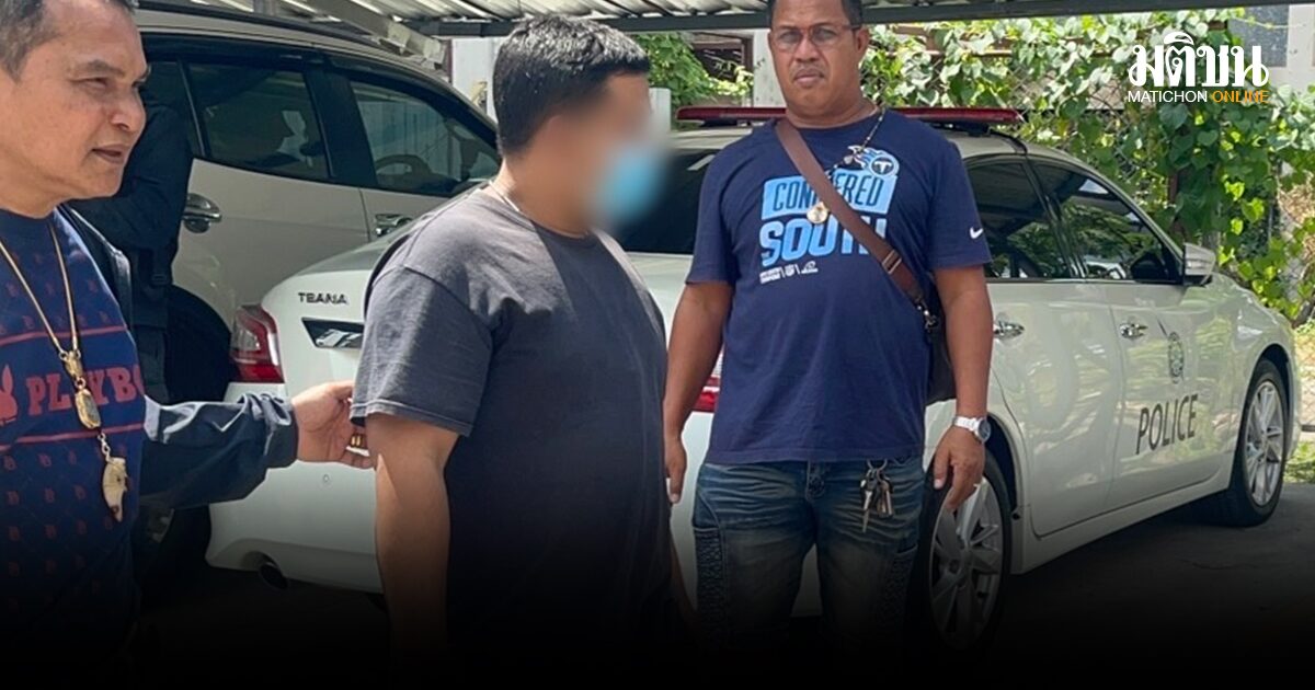 รวบหนุ่ม 32 มือยิงชายขับบรรทุกดับ กลางปั๊มน้ำมัน หลังหนีกบดานที่กระบี่