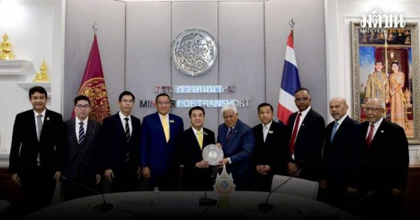 สุริยะ หารือ DMIA มาเลเซีย สนใจร่วมลงทุนรถไฟทางคู่เชื่อมไทย-มาเลเซีย