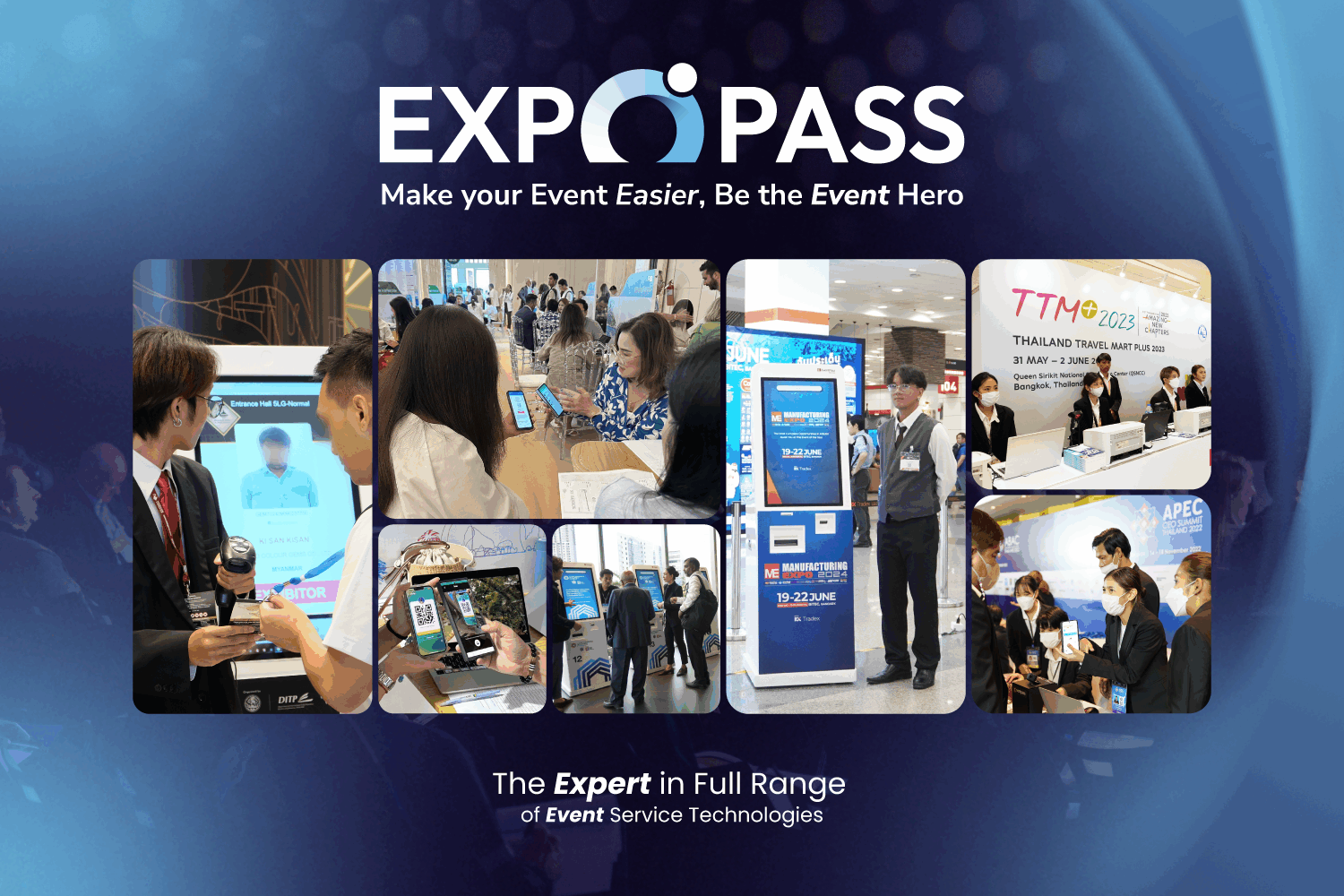 EXPOPASS ผู้นำด้านเทคโนโลยีงานอีเวนต์แบบครบวงจรของไทย